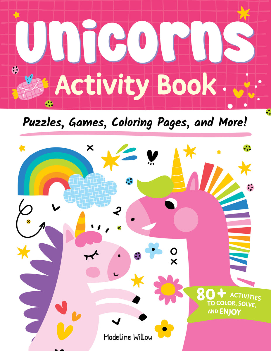 Unicorns Activity Book : Puzzles, Games, Coloring Pages, and More ...
