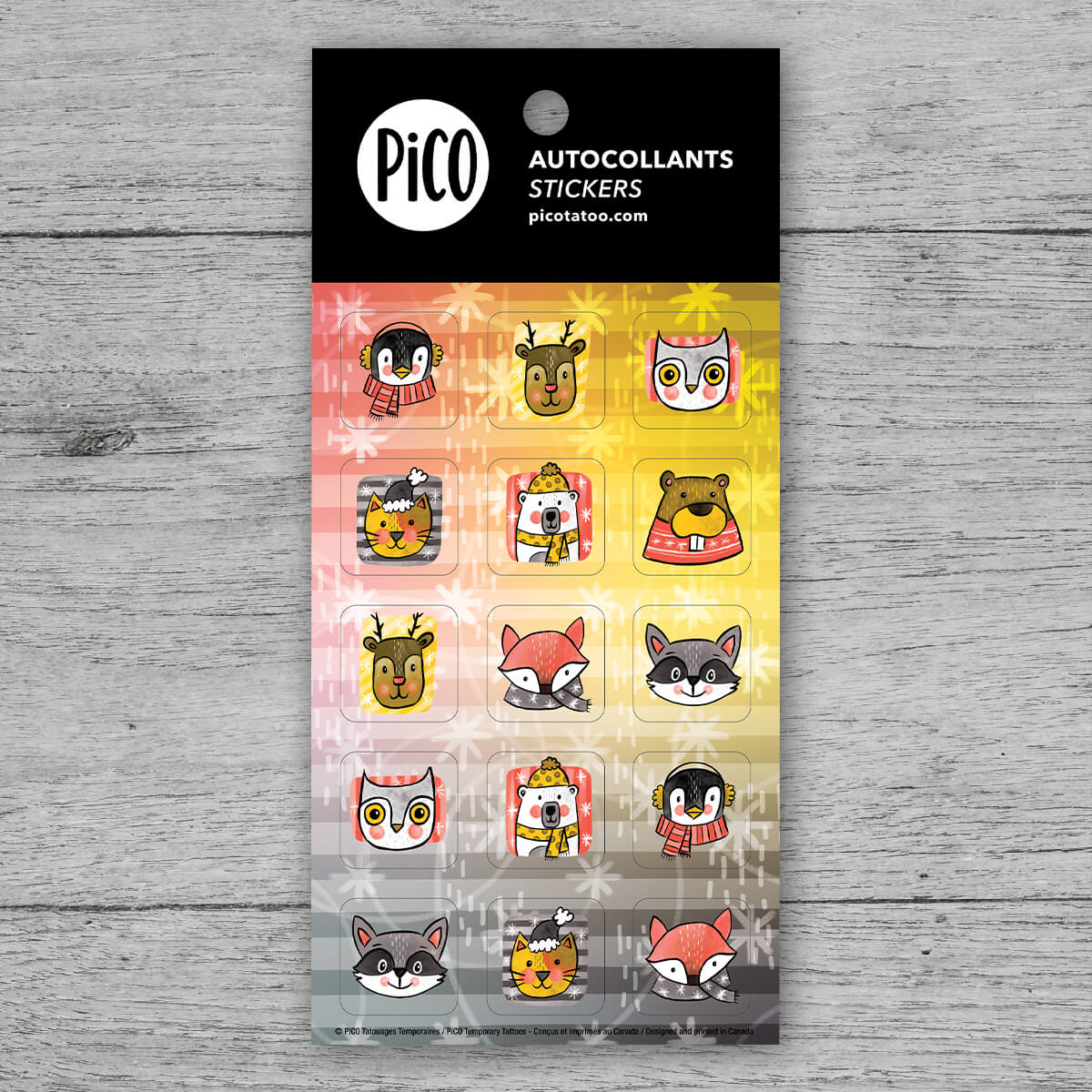 Pico Stickers - Winter Animals – Klubhouse for Kids