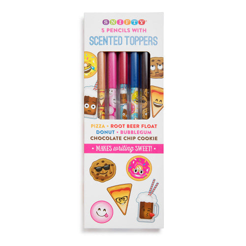 Snifty 5 Pencils with Scented Toppers - Junk Food – Klubhouse for Kids
