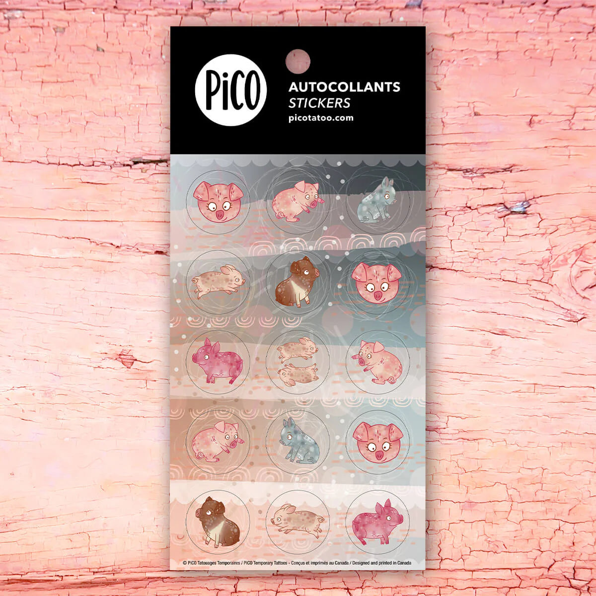 Pico Stickers - The Pigs – Klubhouse for Kids