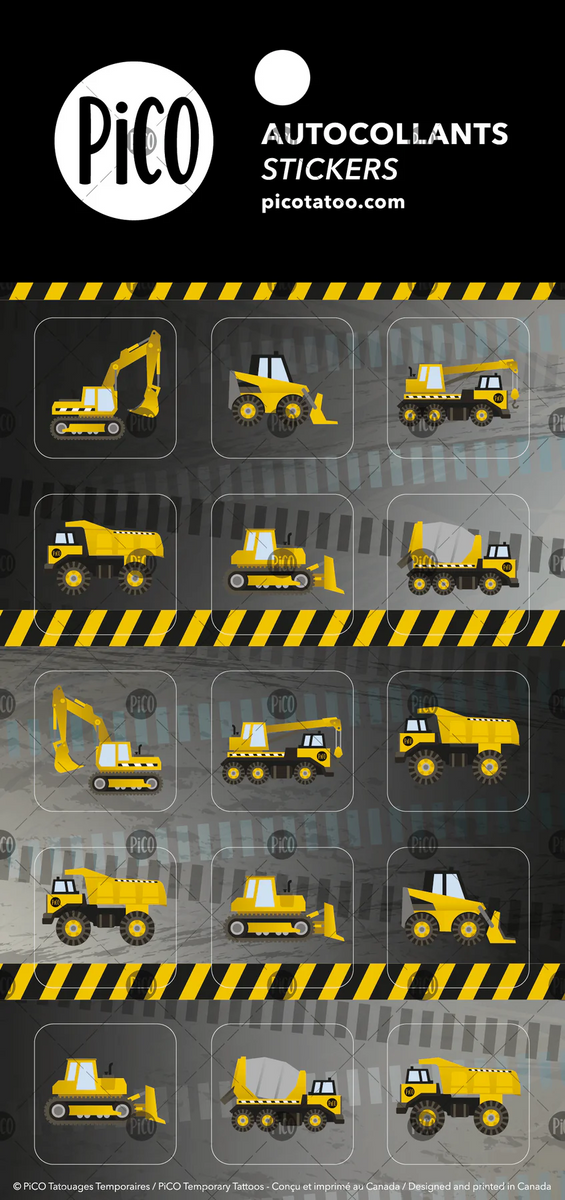 Pico Stickers - Trucks – Klubhouse for Kids