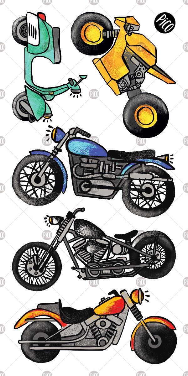 Pico Tattoos - Motorcycle – Klubhouse for Kids