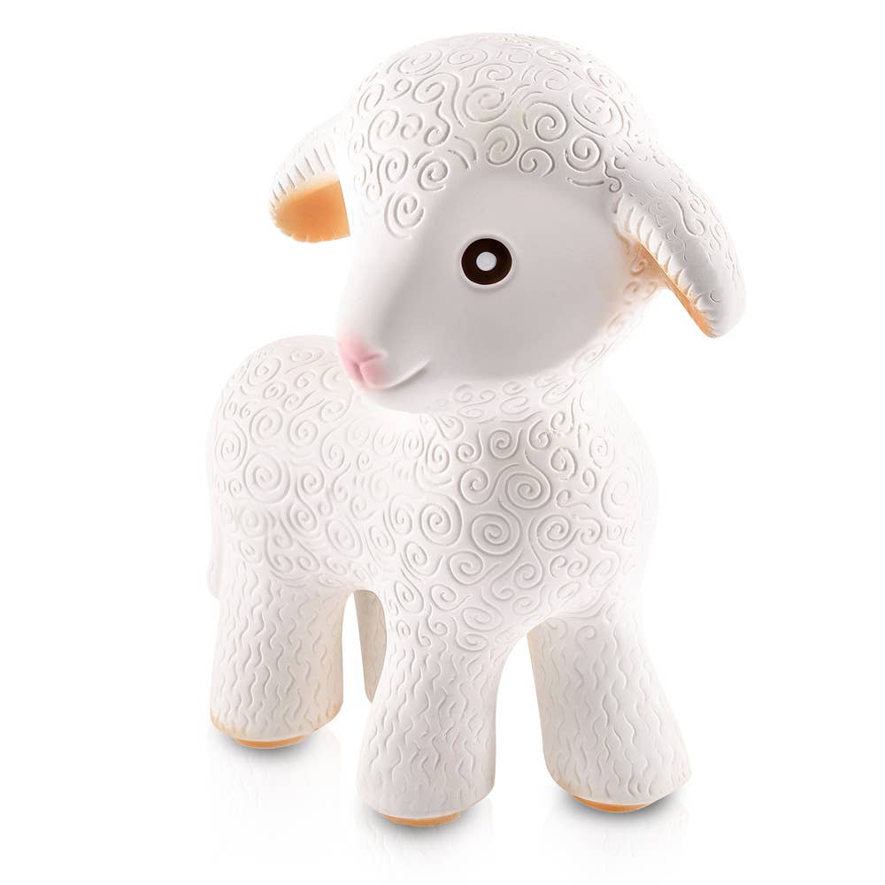 CaaOcho 100% Pure Natural Rubber Teether Toy - Mia the Lamb – Klubhouse ...