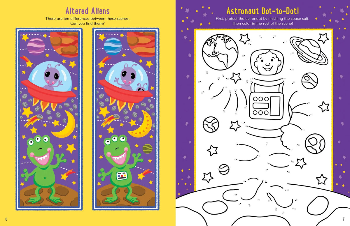 Outer Space Activity Book – Klubhouse for Kids
